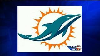 Miami Dolphins unveil new logo - WSVN 7News | Miami News, Weather ...