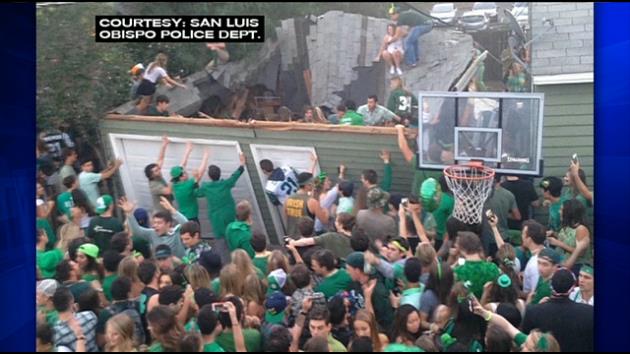 9 hurt in garage roof collapse at California college party - WSVN 7News ...