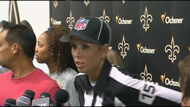 NFL hires Sarah Thomas, 1st female official - WSVN 7News | Miami News ...