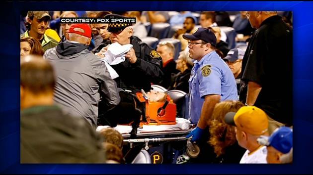 Fan hit in back of head by foul ball at Cubs-Pirates game - WSVN 7News ...