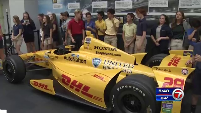AutoNation, racing champ spread cancer awareness - WSVN 7News | Miami ...