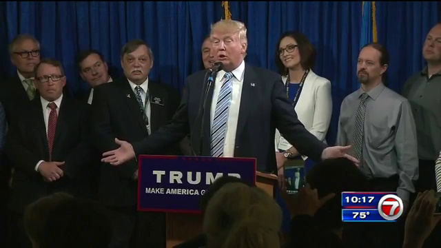 Campaign showcases ex-Trump U students with ties to Trump - WSVN 7News ...