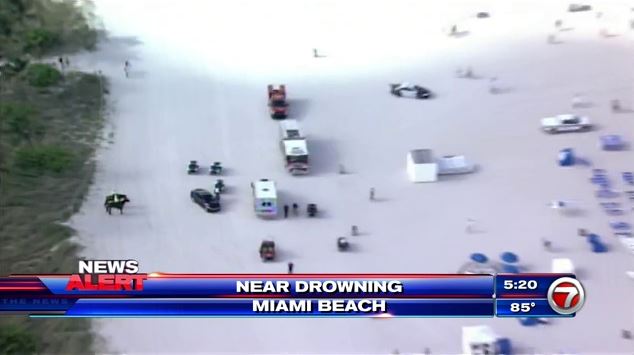 Man hospitalized after near drowning in Miami Beach - WSVN 7News ...