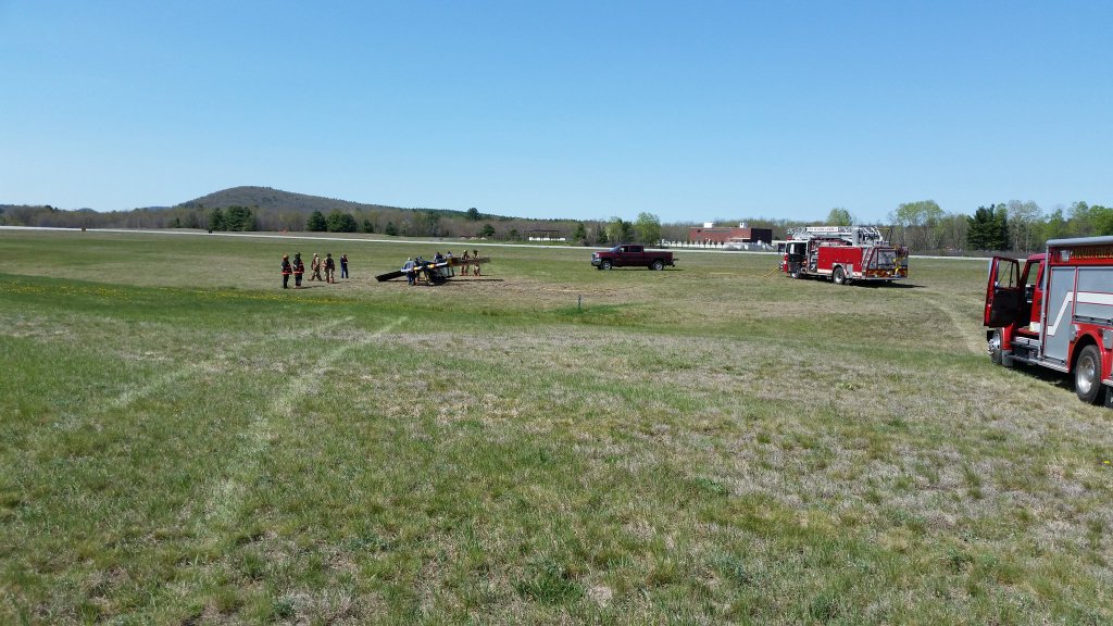 Small plane hits deer, flips while trying to land at airport - WSVN ...