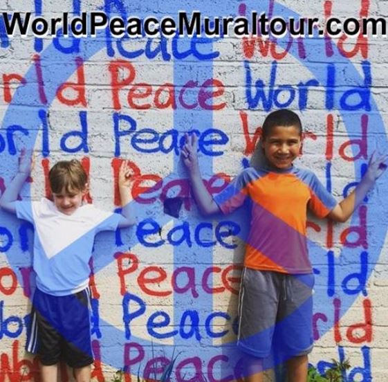 ‘World Peace’ painted thousands of times on Detroit building - WSVN ...