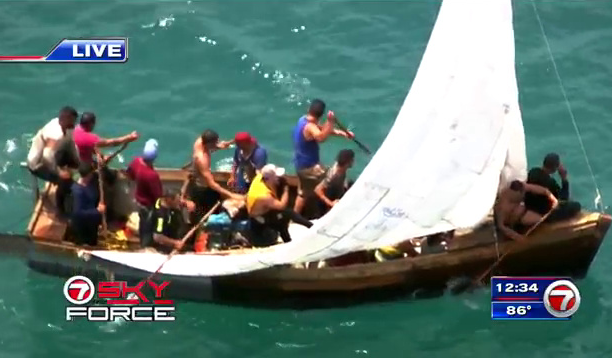 Coast Guard crews intercept 17 Cuban migrants spotted near Elliott Key ...