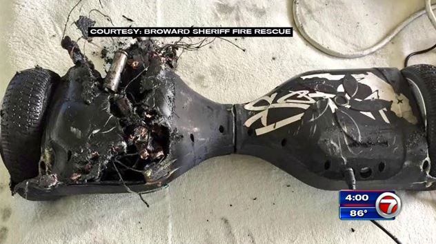 Hoverboard explosion sparks house fire in Dania Beach - WSVN 7News ...