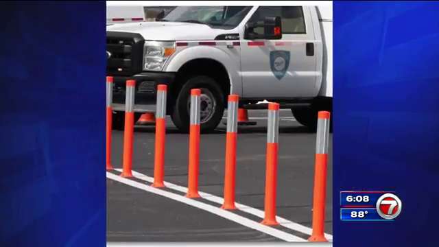 FDOT to install sturdier I-95 express lane poles closer together - WSVN ...