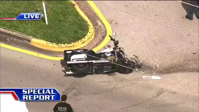 Miami-Dade Police motorcycle cop hurt in Southwest Miami accident ...