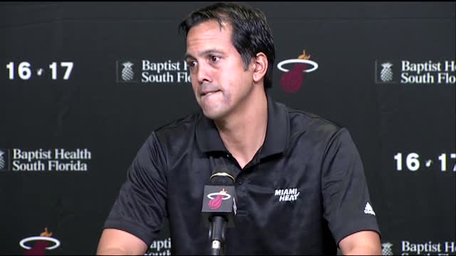 Watch: Erik Spoelstra speaks at Heat Media Day - WSVN 7News | Miami ... Watch: Erik Spoelstra speaks at Heat Media Day - WSVN 7News | Miami ...