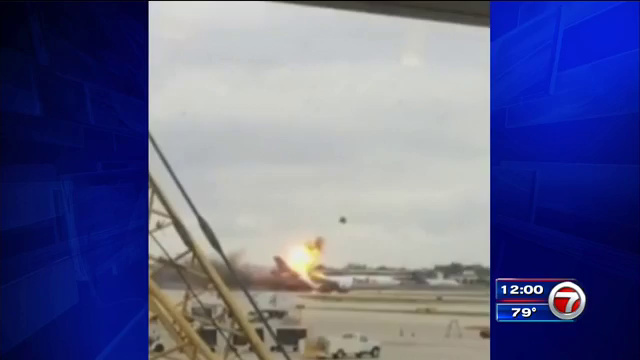 FedEx plane catches fire at Fort Lauderdale Hollywood International ...
