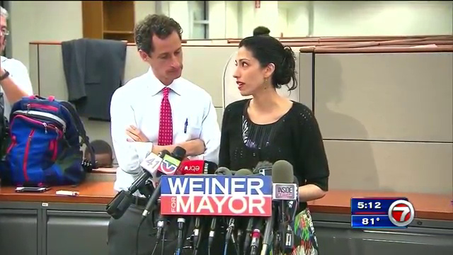 Anthony Weiner rocks race for president with sexting scandal - WSVN ...