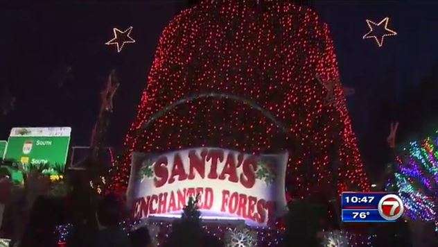 Santa’s Enchanted Forest kicks off holiday season - WSVN 7News | Miami ...