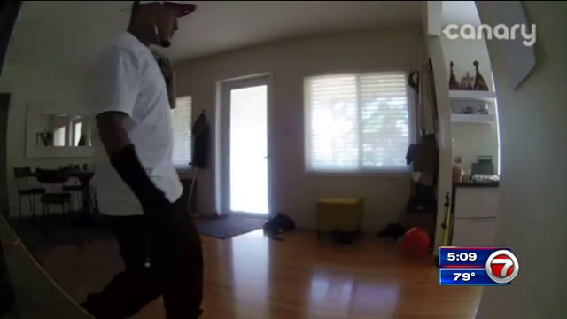 Burglar Flees Miami Shores Home After Spotting Surveillance Camera
