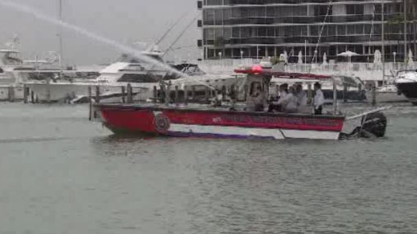 Miami Beach Fire unveils 1st rescue boat - WSVN 7News | Miami News ...