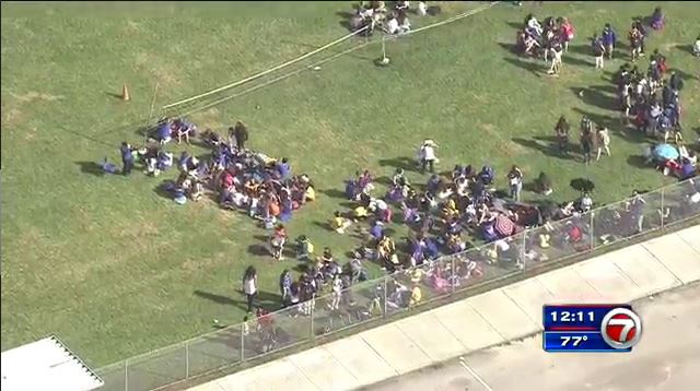 Southwood Middle School evacuated after fire - WSVN 7News | Miami News ...