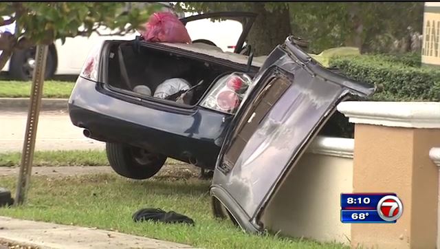 1 dead, 4 injured after car hits tree in SW Miami-Dade – WSVN 7News ...