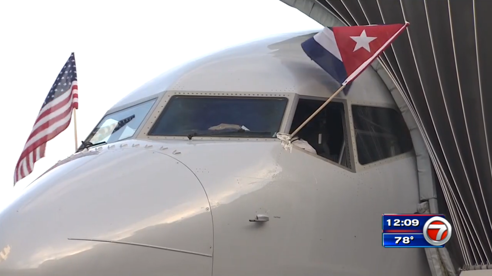First commercial US-Havana flight lands as country mourns - WSVN 7News ...