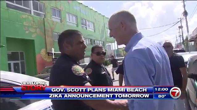 Gov. Scott plans public address on Miami Beach’s final Zika zone - WSVN ...