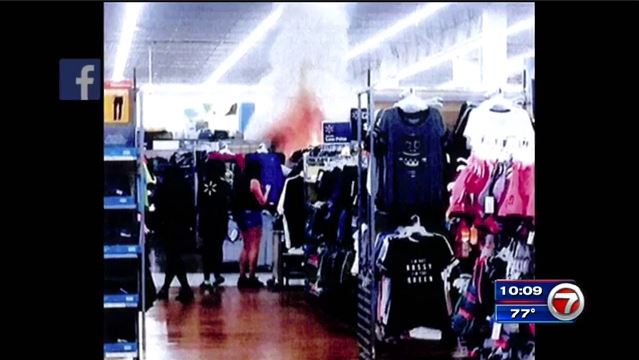 Fire Starter: Authorities search for man who set fire in Wal-Mart ...