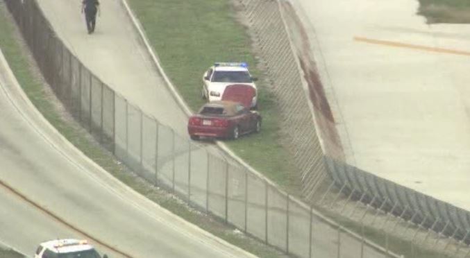 Car crashes through FLL gate causing security breach - WSVN 7News ...