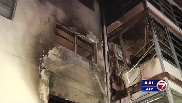 5 families displaced after fire in Lauderhill apartment building - WSVN ...