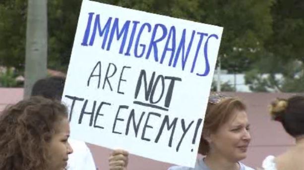 Protesters across US decry Trump’s anti-immigrant stance - WSVN 7News ...