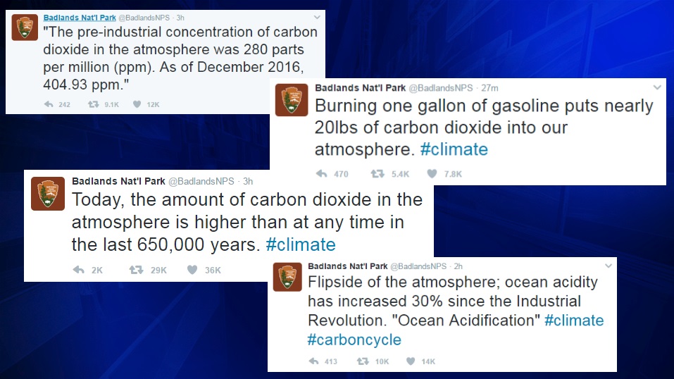 Badlands National Park defies Trump social media policy, tweets about ...