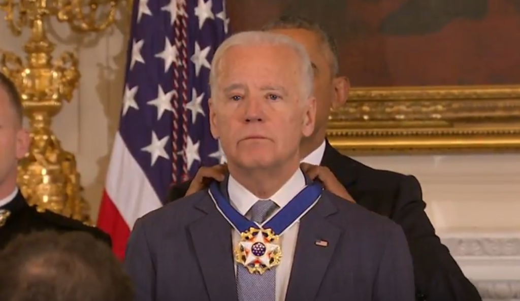Obama surprises Biden, awards him Presidential Medal of Freedom - WSVN ...