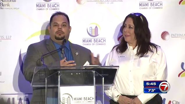Miami Beach dispatcher honored for help in delivering baby - WSVN 7News ...