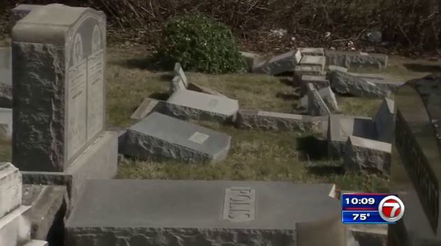 Police say more than 100 Jewish cemetery headstones damaged – WSVN ...