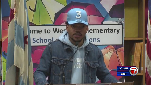 Chance the Rapper gives $1 million to Chicago schools, blasts governor ...