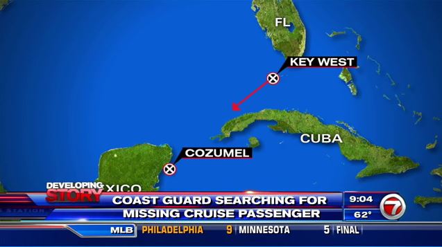 US Coast Guard searching for man who fell overboard Carnival cruise ship - WSVN 7News | Miami ...
