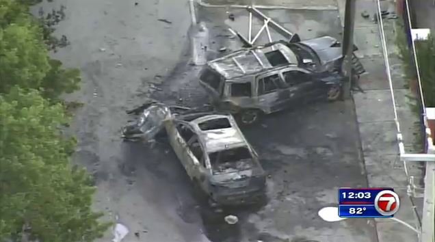 Police investigate suspicious car fire in Miami - WSVN 7News | Miami ...