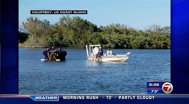 Coast Guard rescues 2 Daytona Beach boaters - WSVN 7News | Miami News ...