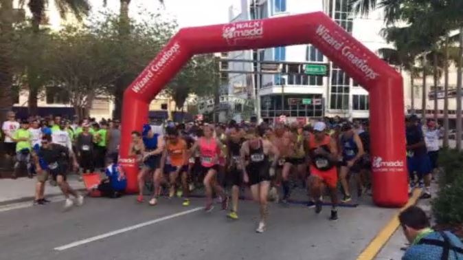 At MADD run-walk, participants raise drunk driving awareness - WSVN ...