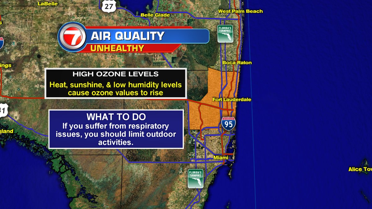 Air quality warning issued for Broward County - WSVN 7News | Miami News ...