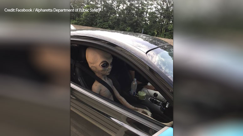 Not quite warp speed: Speeding man had alien doll passenger - WSVN ...