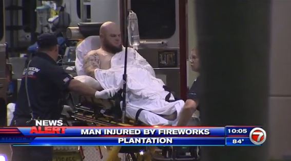 Man injured after firework blows up in hand – WSVN 7News | Miami News ...