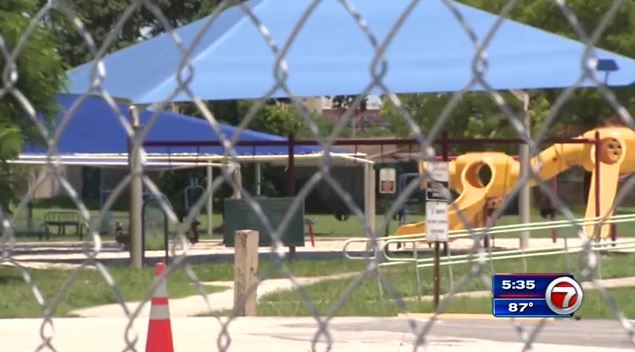 Officials hold ceremony for opening of Douglas Park - WSVN 7News ...