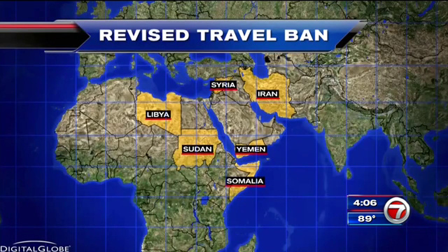 Travel ban takes effect but less chaos expected - WSVN 7News | Miami ...