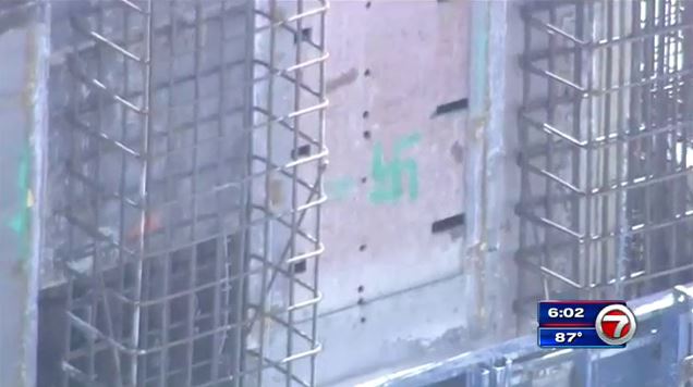 Swastika found painted on building under construction in Downtown Miami ...