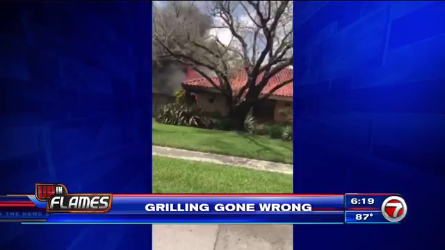 Barbecue Grill Sets Kendall Home Ablaze No Injuries Wsvn 7news