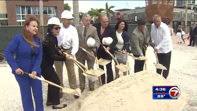 Doral leaders break ground on shopping complex expansion - WSVN 7News ...