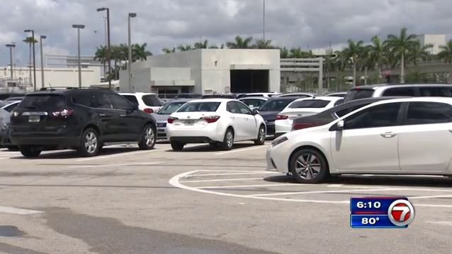 Uber drivers get staging lot at MIA - WSVN 7News | Miami News, Weather ...