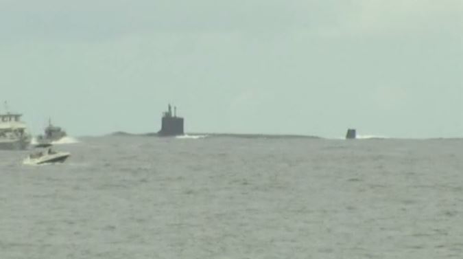 Navy submarine surfaces off Fort Lauderdale Beach - WSVN 7News | Miami ...
