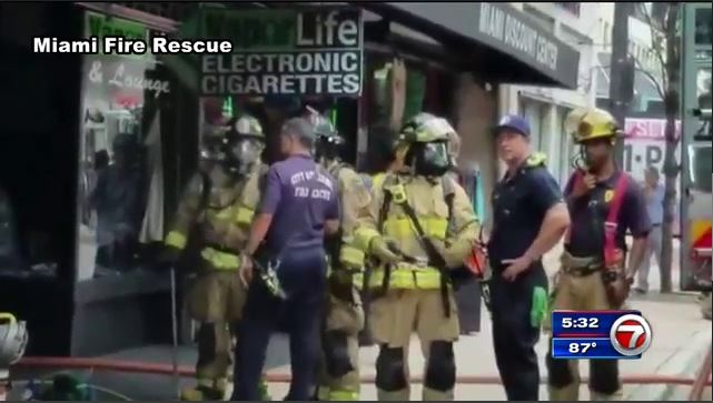 Storefront fire under investigation in Downtown Miami - WSVN 7News ...