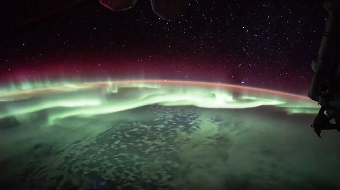 NASA releases time-lapse video showing Auroras from International Space ...
