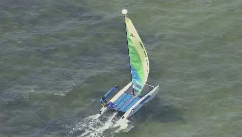 4 rescued after catamaran capsizes in Coconut Grove - WSVN 7News ...