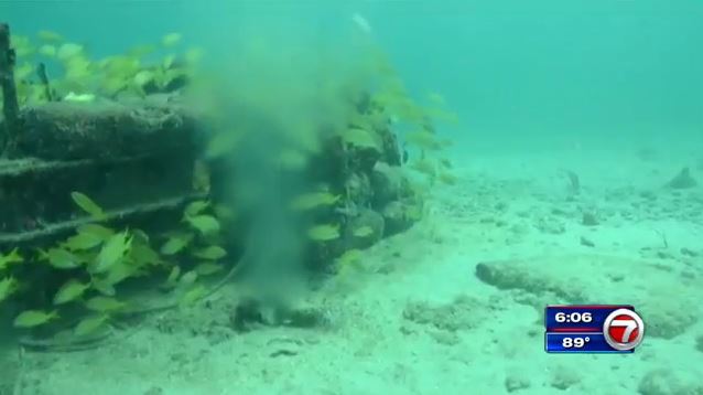 Sewage leak repaired off Virginia Key - WSVN 7News | Miami News ...